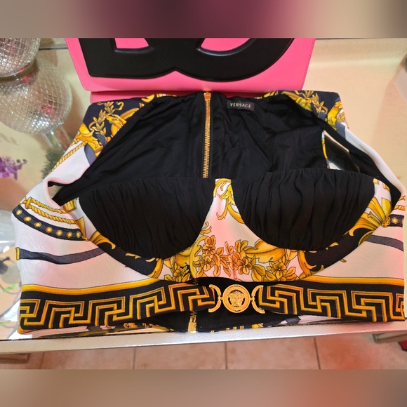 Versace | Tops | Versace Crop Top | Poshmark